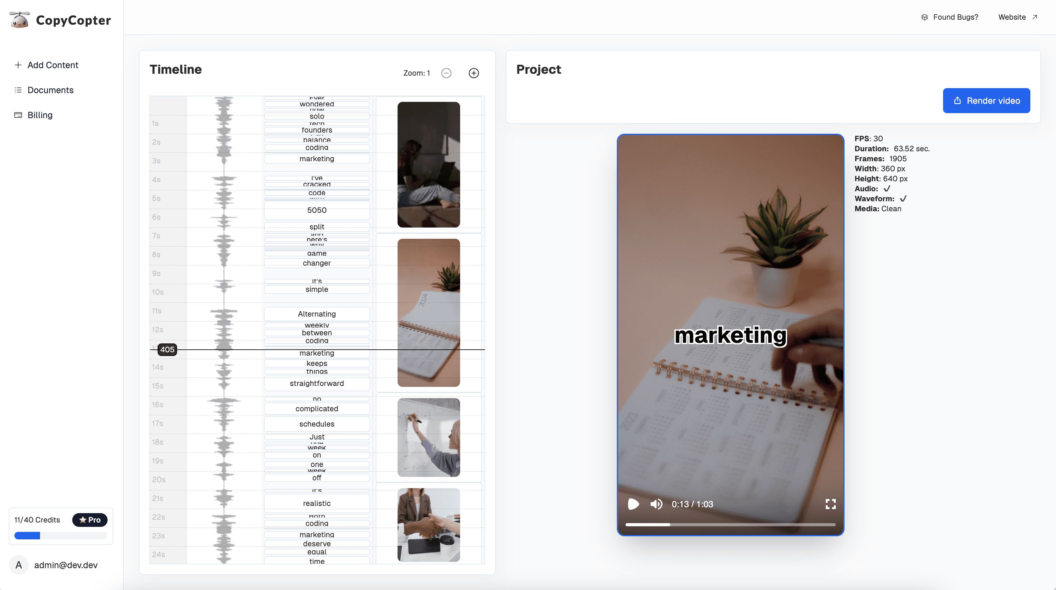 CopyCopter AI - Content Repurposing